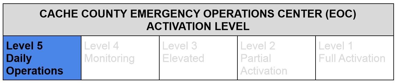 Current Emergency Events/Alerts – Cache County Alert